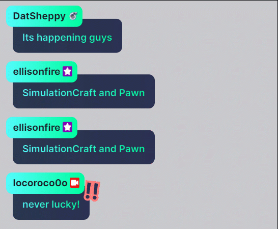 Streamlabs Events on Chat Widget – Nerd or Die Support